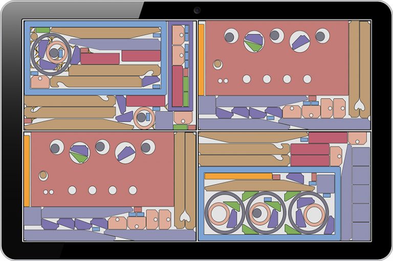 Powernest: biblioteca de nesting automático para el corte - Almacam